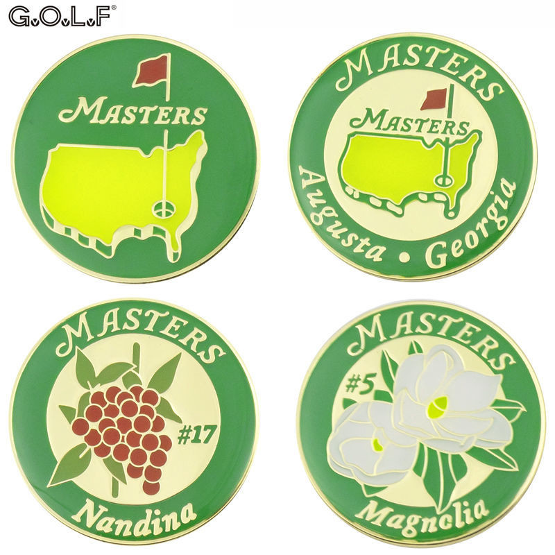 New Golf Cap Mark Exquisite Magnetic Clip Paint Epoxy Metal Map Ball ...