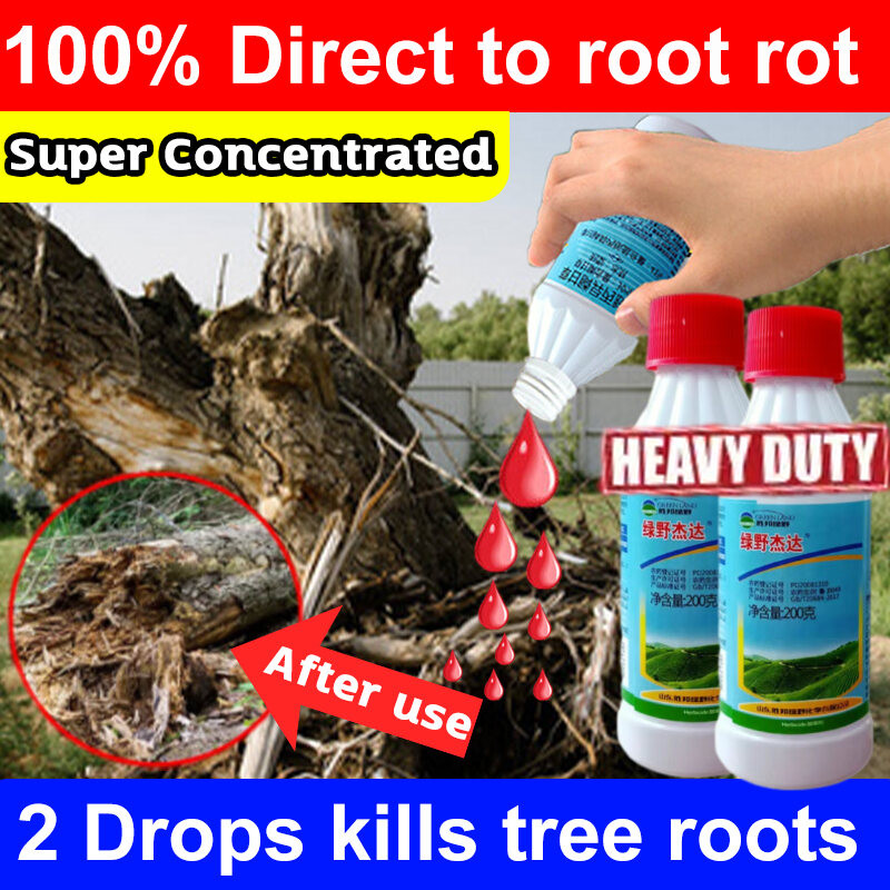 2 Drops kills tree roots SB Tree killer Racun pokok kayu besar Racun ...
