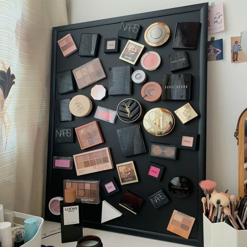 Magnetic Blackboard Cosmetic Storage Blackboard Wall Magnetic ...