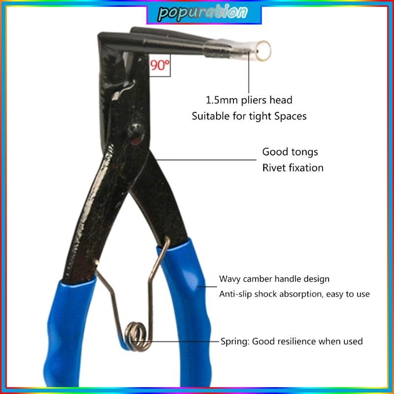 POP Internal Master Cylinder Snap Ring Pliers Heavy Duty 90 Degree Long ...