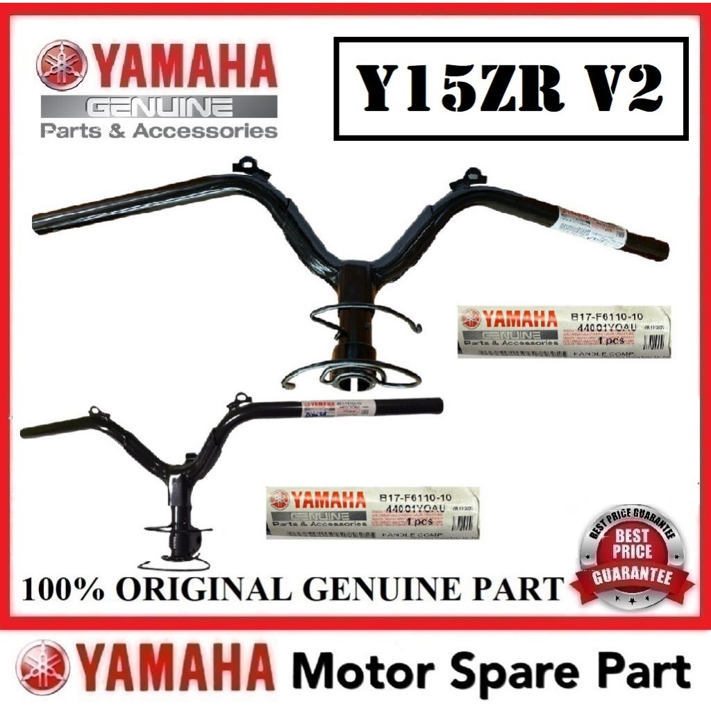 100% ORIGINAL YAMAHA Y15ZR V2 HANDLE BAR ASSY 0 B17-F6110-10 BESI STEERING TANGAN Y15 YSUKU 100% ...
