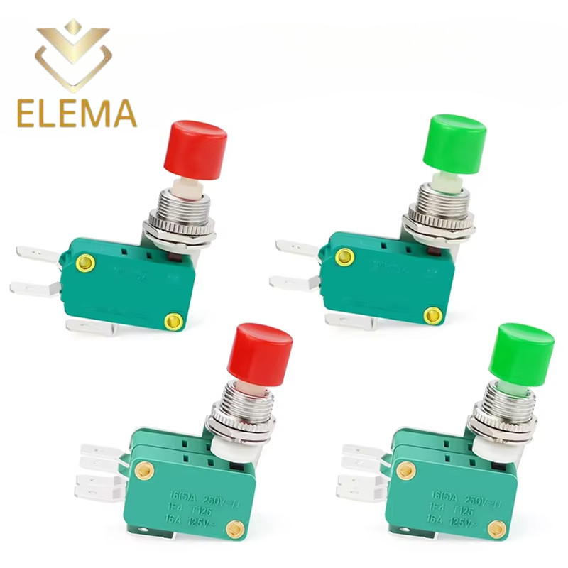 DS-438 DS-448 Momentary Self-Reset switch Red /Green 12mm Push Button ...