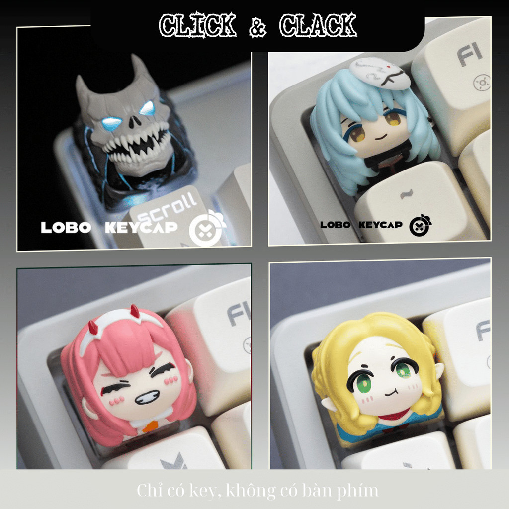 [Collection] Lobo Artisan Anime Keycap - Epoxy plastic material ...