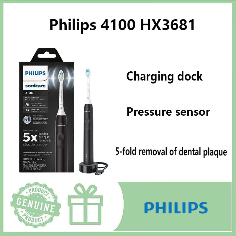Philips Sonicare 4100 HX3681 ProtectiveClean - Rechargeable Electric ...