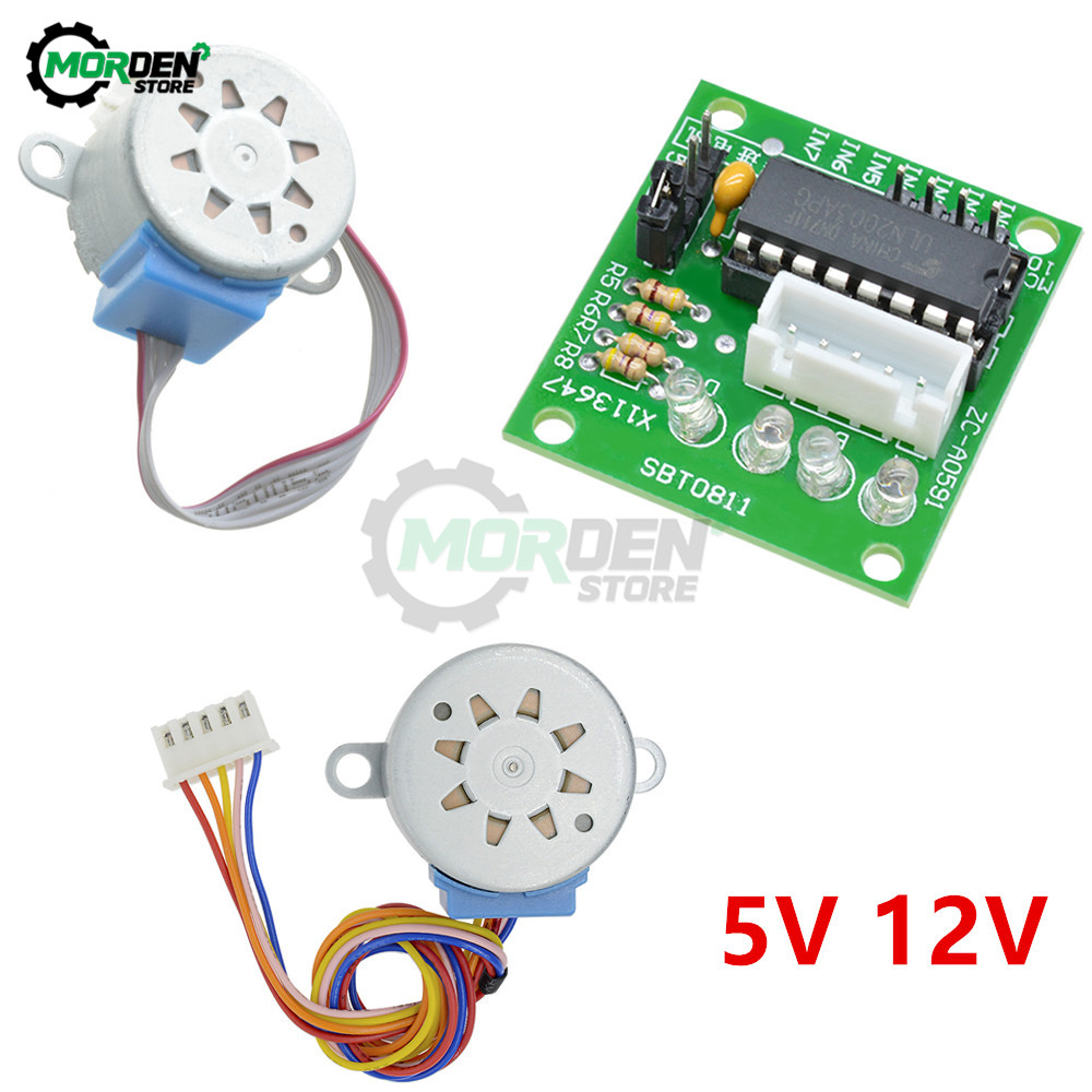 1 Set ULN2003 Driver Board Module + 28BYJ-48 5V/12V Reduction Gear ...