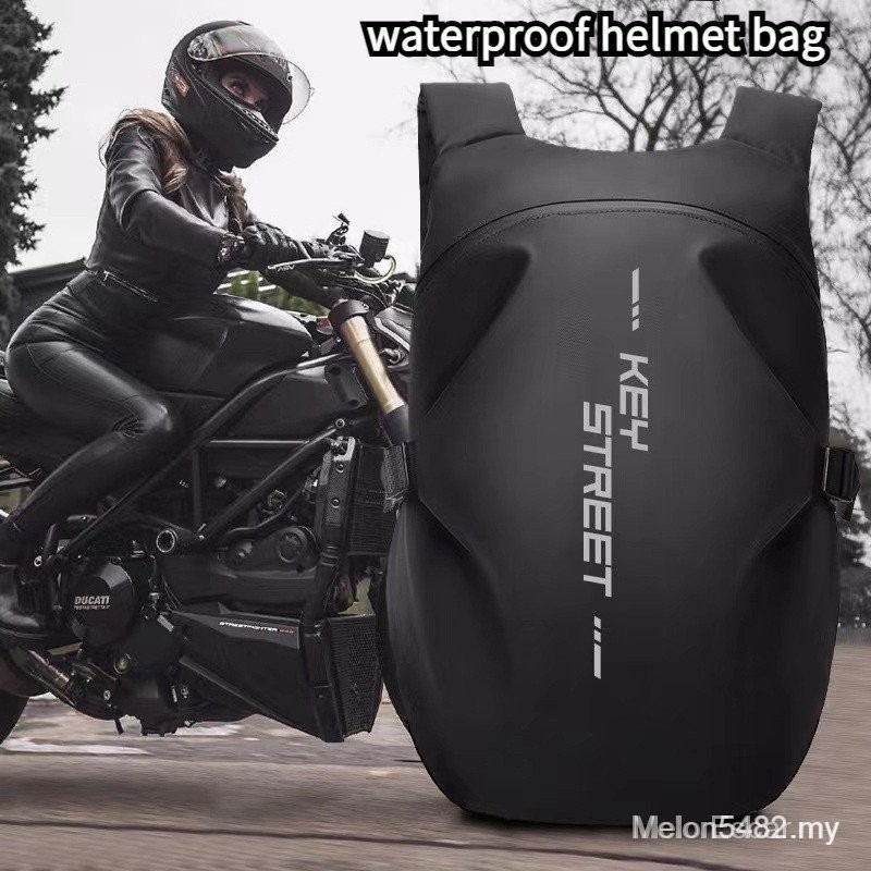 [Ready Stock] Motorcycle Waterproof Helmet Bag Men's Motorcycle Bag ...