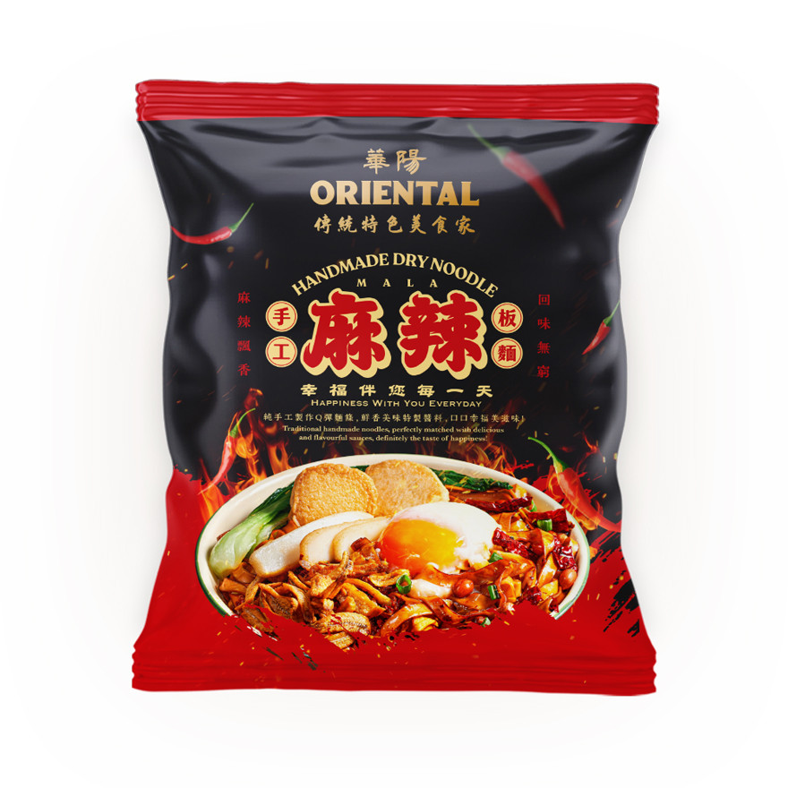 ORIENTAL Dry Handmade Pan Mee Noodle Mala 65g | Shopee Malaysia