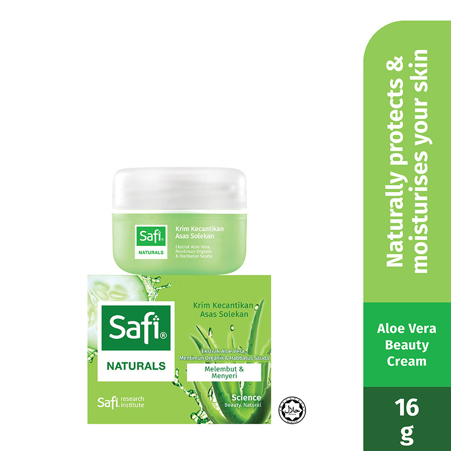 SAFI Krim Muka Kecantikan Aloe 16g | Shopee Malaysia