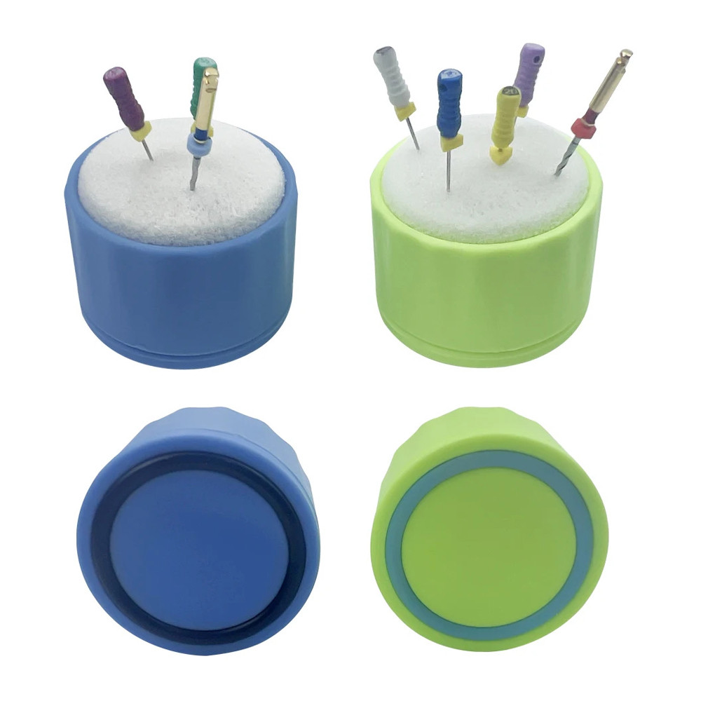 Dental Endo Stand Root Canal Cleaning Foam File Drills Block Holder ...