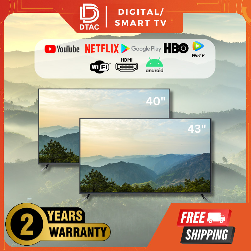 [🔥VOUCHER RM450 - RM 50 OFF🔥] DTAC TV Smart Digital DTac 22"-43" – HD LED | DTacSmart 32"-55 ...