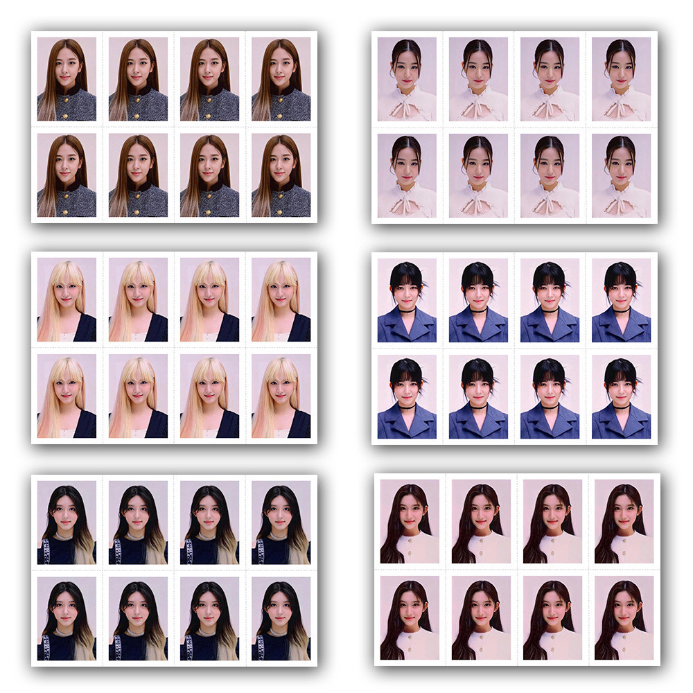 KPOP IVE ELEVEN ID Photo Identity Card Photocards School HD Collective ...