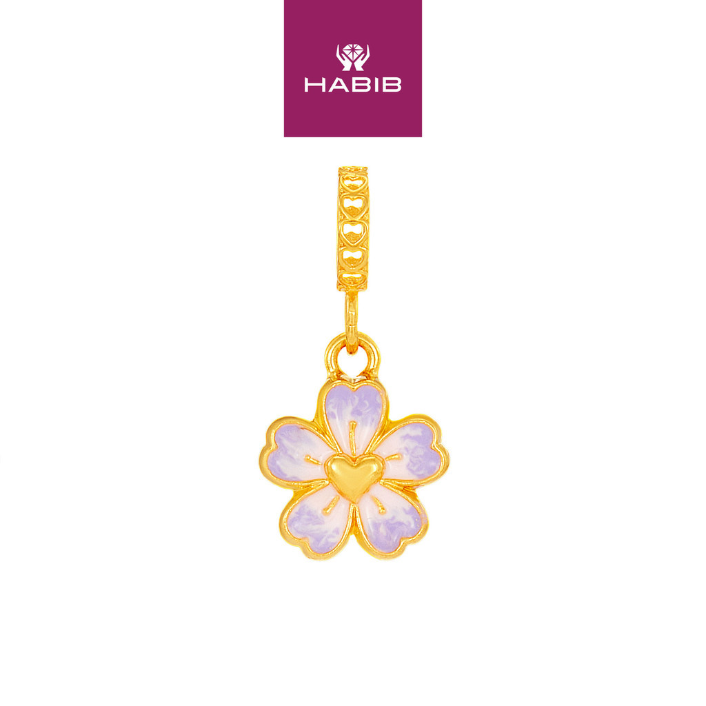 HABIB 916/22K Yellow Gold Charm PD1000325(C) | Shopee Malaysia