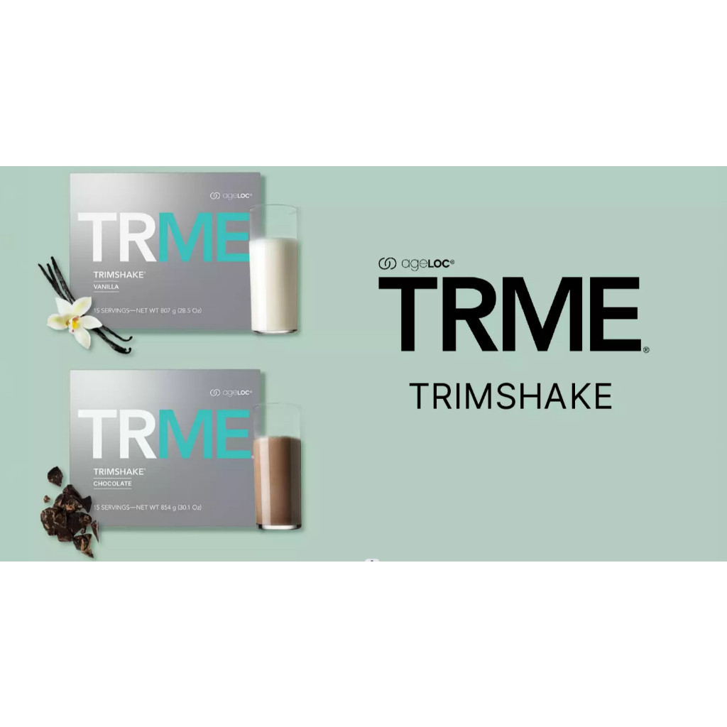 (1 Box) Nuskin Nu skin AgeLOC TRME TrimShake 15 Packets AGELOC TR90(Chocolate / Vanilla / Mocha ...