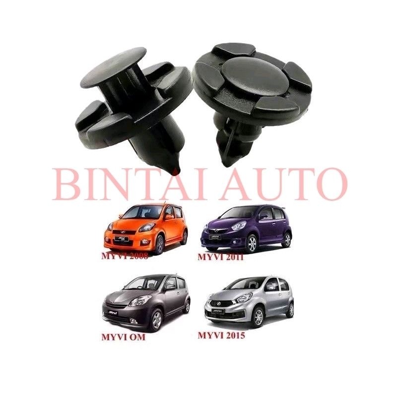 PERODUA MYVI, VIVA, AXIA, FENDER UNDER SHIELD CLIP CAR RIVET BUMPER ...