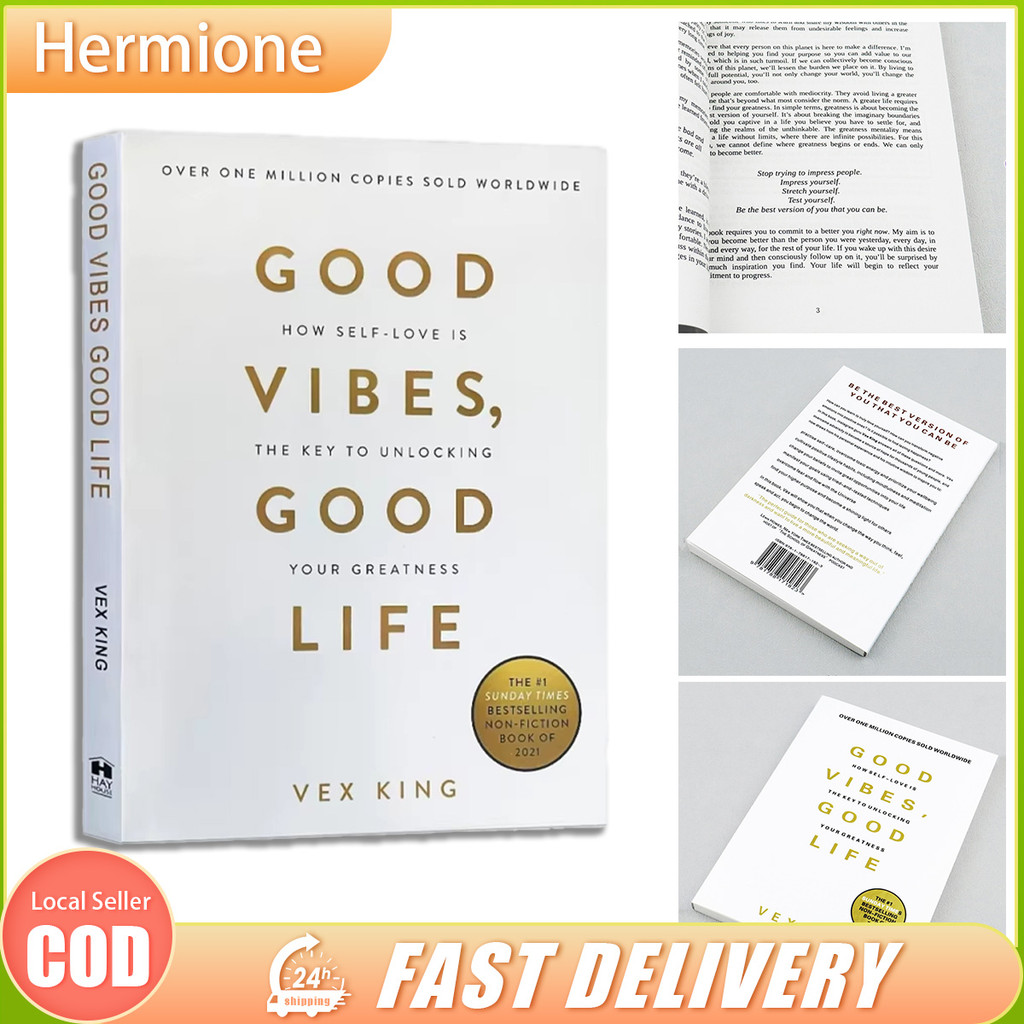Vex King Book Good Vibes, Good Life How Self-Love Is the Key Self Help ...