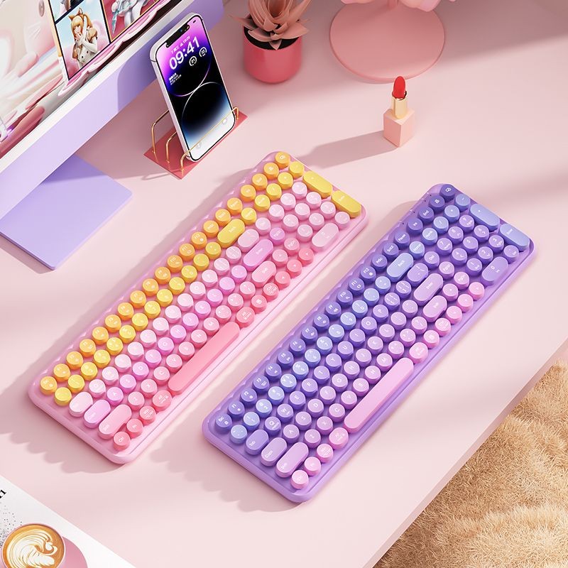 (Not Mechanical Keyboard) BOW 2.4G Wireless Keyboard Rechargeable No ...