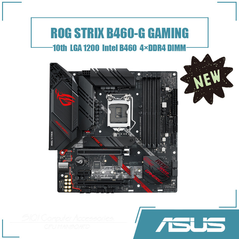 [NEW] ASUS ROG STRIX B460-G GAMING Motherboard 4×DDR4 DIMM Intel B460 ...