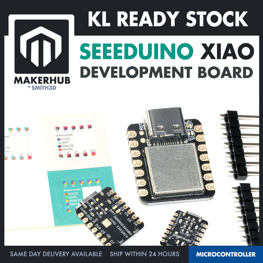 Seeeduino XIAO Development Board - SAMD21 Cortex M0+ ESP32C3 ESP32C6 Mini MCU Arduino Compatible ...
