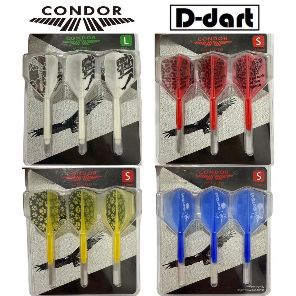 Condor darts Flight - STD SMALL / SHAPE Design Color Unbreakable ...
