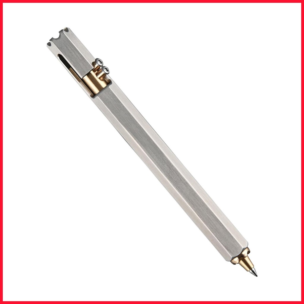 Hexagonal Pen Signature Pen Professional Ballpoint Pen Stainless Steel ...