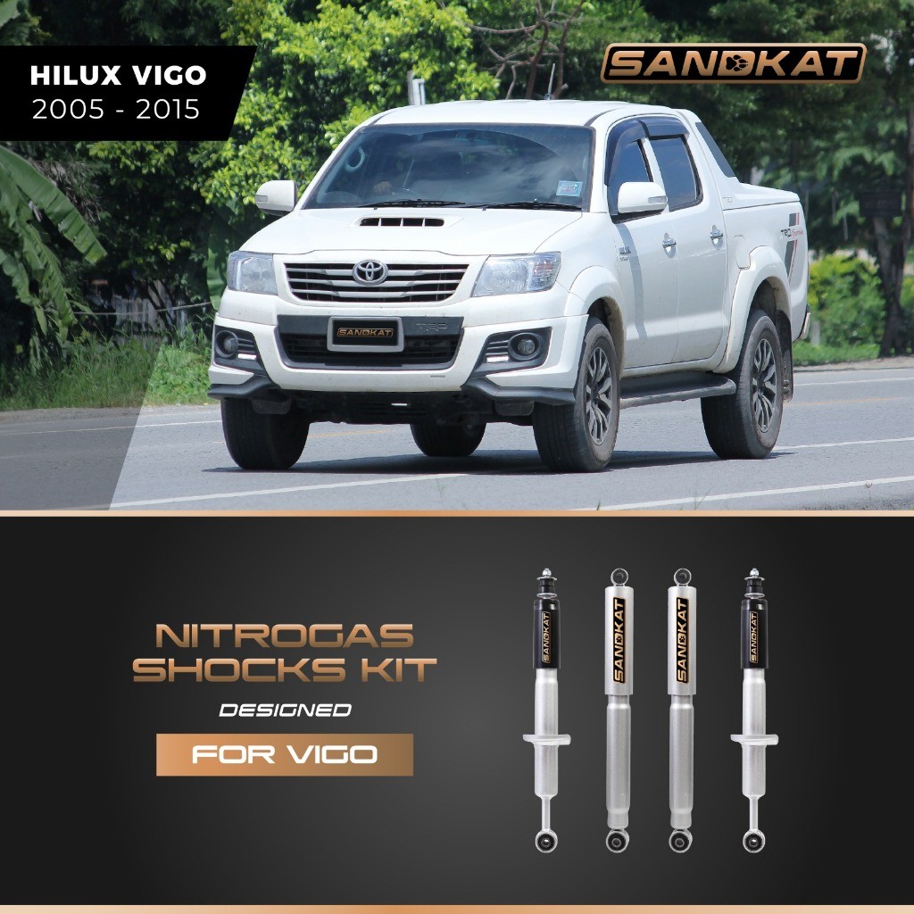 SANDKAT 4WD Nitrogas Type Shock Absorber FOR 4X4 VIGO REVO ROGUE DMAX ...