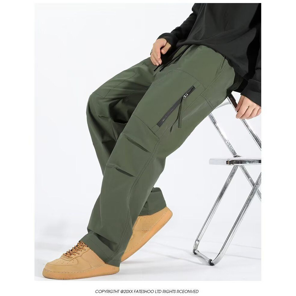 M-8XL 】 Plus Size For Men Multiple Pockets Polyester Assault Style ...