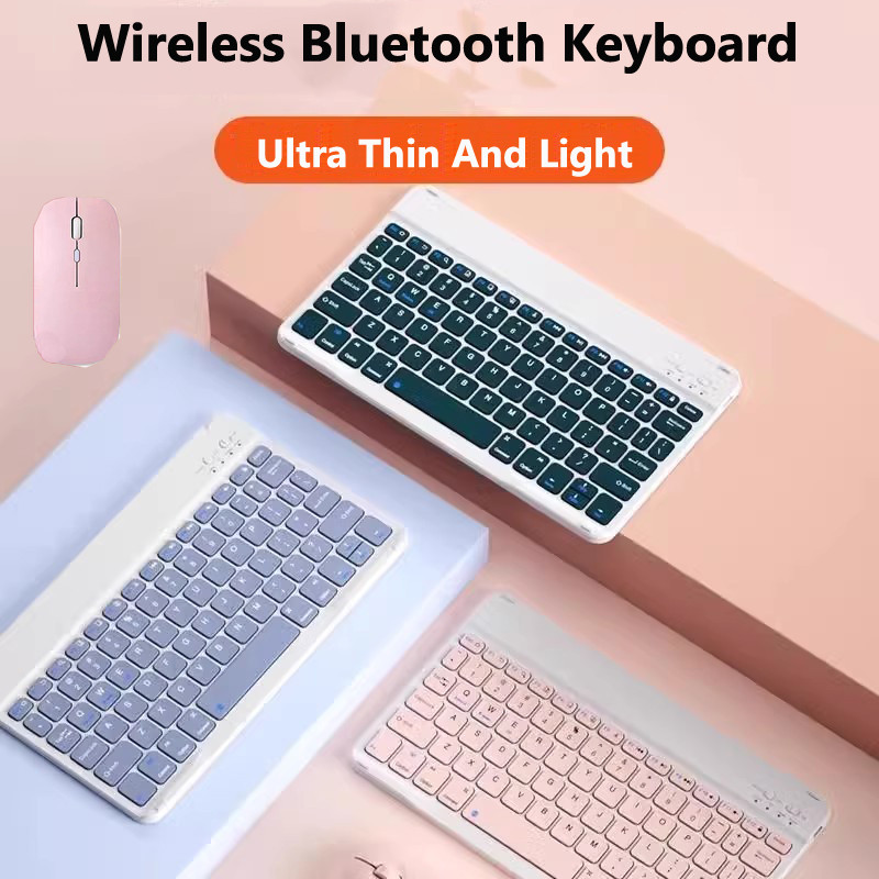 8 Inch Keyboard Bluetooth Keyboard and Mouse for IPad Mini 7 8.3 Inch ...