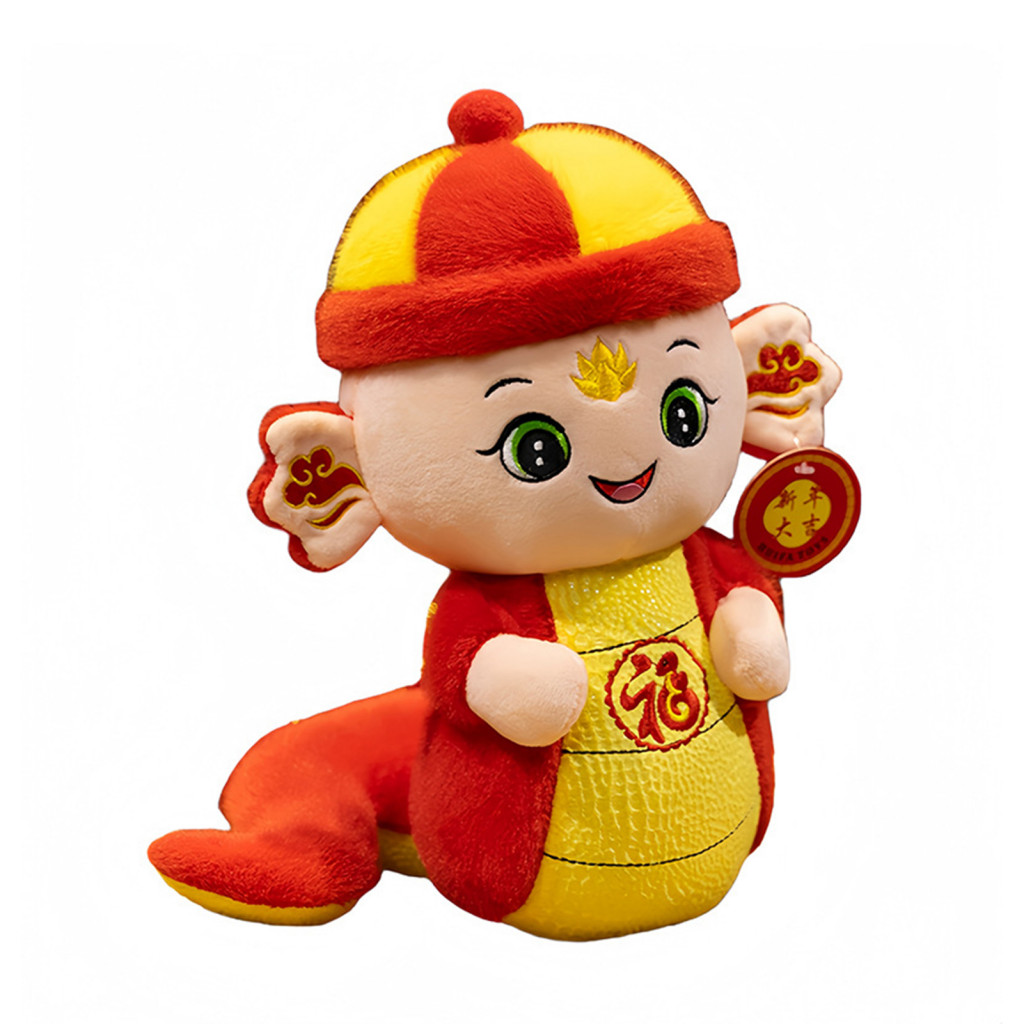 Adorable Snake Plush Zodiac Snake Plush Toy 2025 Chinese New Year Snake ...