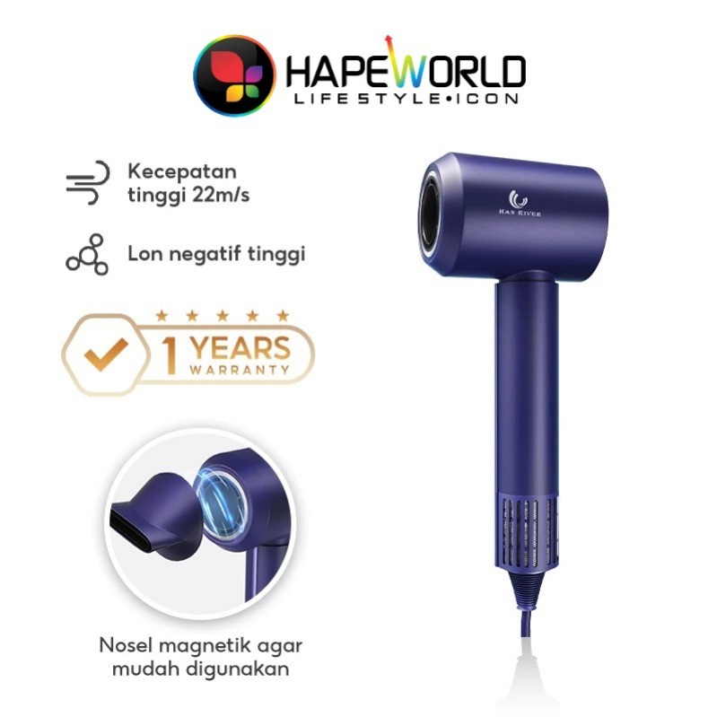 Han RIVER High Speed Hair Dryer 2 Mins Fast Drying Hair Dryer ...