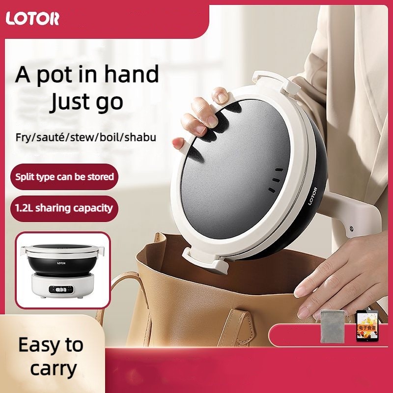 Little Raccoon Electric Cooker Multifunctional Electric Hot Pot Mini ...