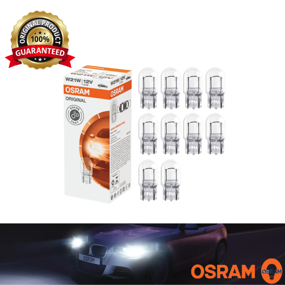7505 OSR Osram W21W T20 (1881) 12V 21W W3X16D (10PCS) | Shopee Malaysia
