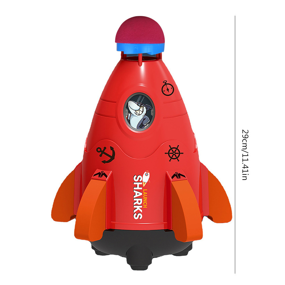 Space Rocket Sprinklers Rotating Water Powered Launcher Summer Fun Toys ...