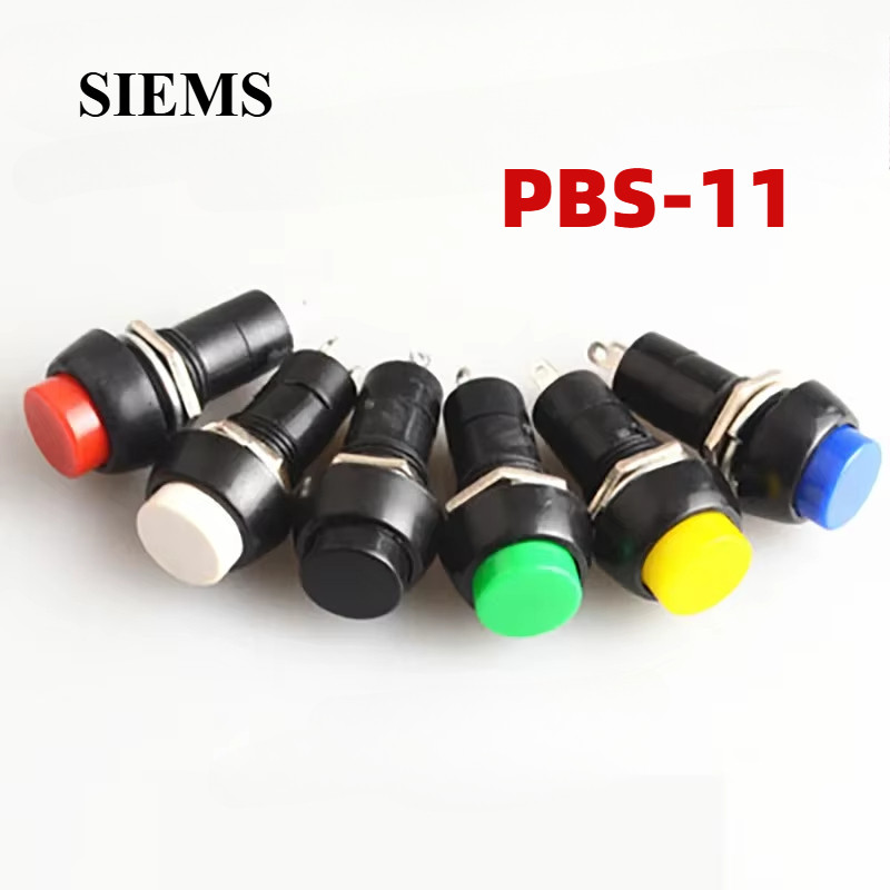 PBS-11 Push Button Switch 12mm PBS-11A PBS-11B Momentary Self-Recovery ...