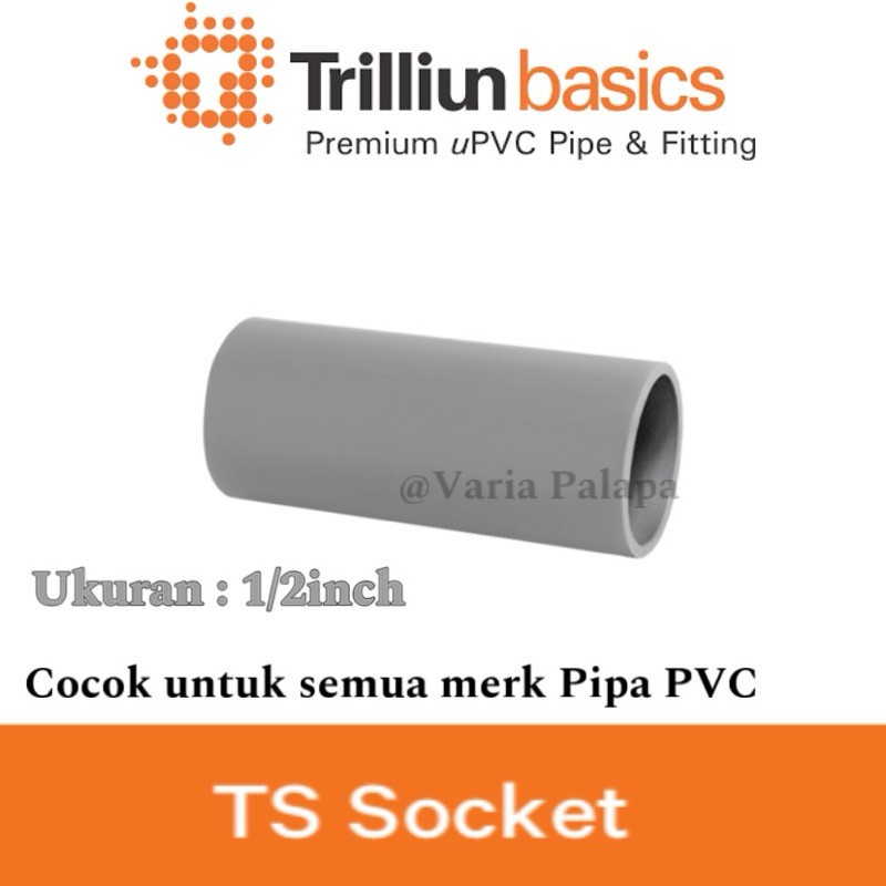 Sok SHOCK TRILIUN PVC SOCKET SOK 1/2'' ||Triliun PVC PIPE SHOCK ...