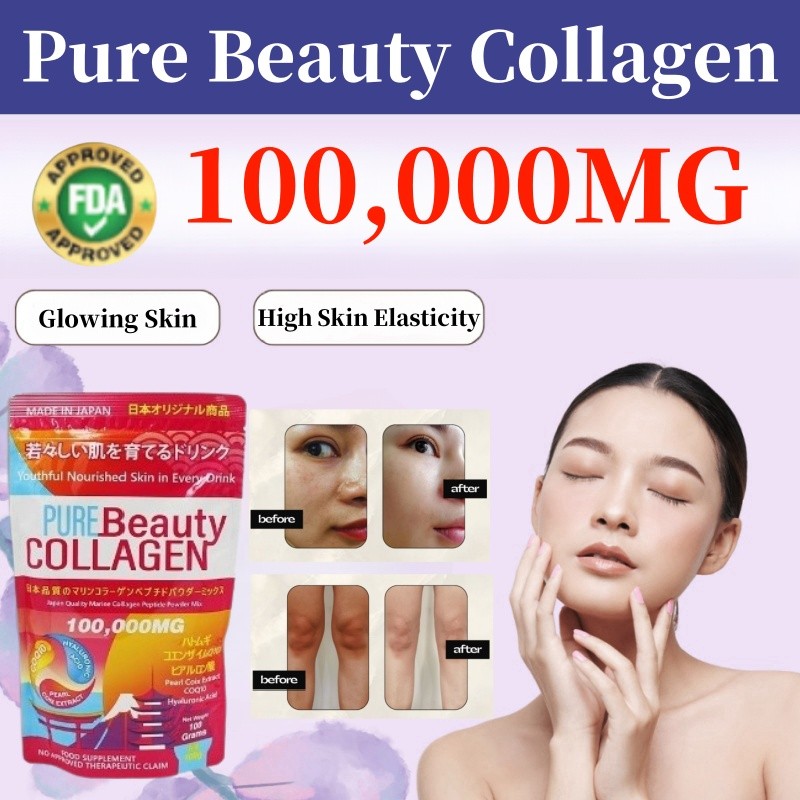 Pure Beauty Collagen Powder Marine Collagen Powder Skin Whitening and ...