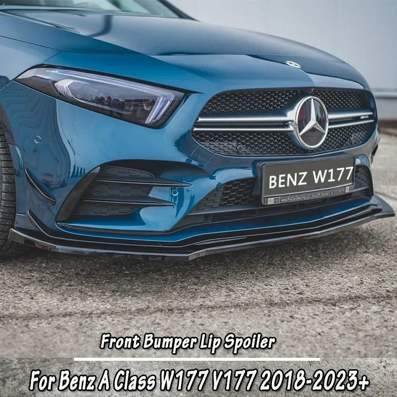 Front Bumper Lip Spoiler Splitter Diffuser Guard Body Kit Cover Tuning ...