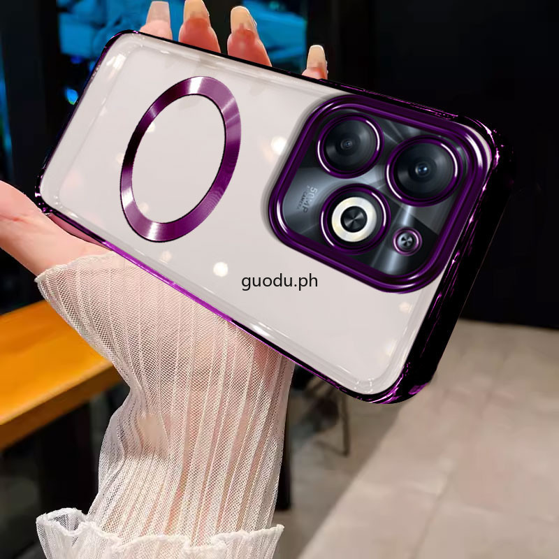 Casing infinix smart 8 Phone case Soft gold border transparent bumper ...