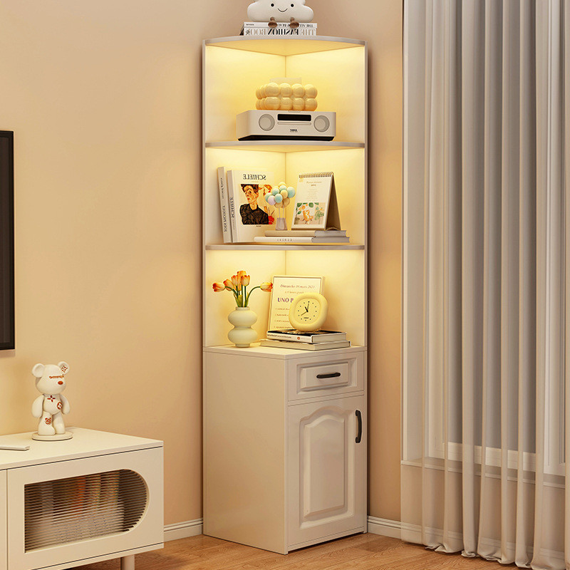 Corner Cabinet Dining Room Corner Cabinet Corner Triangle Storage Rack ...
