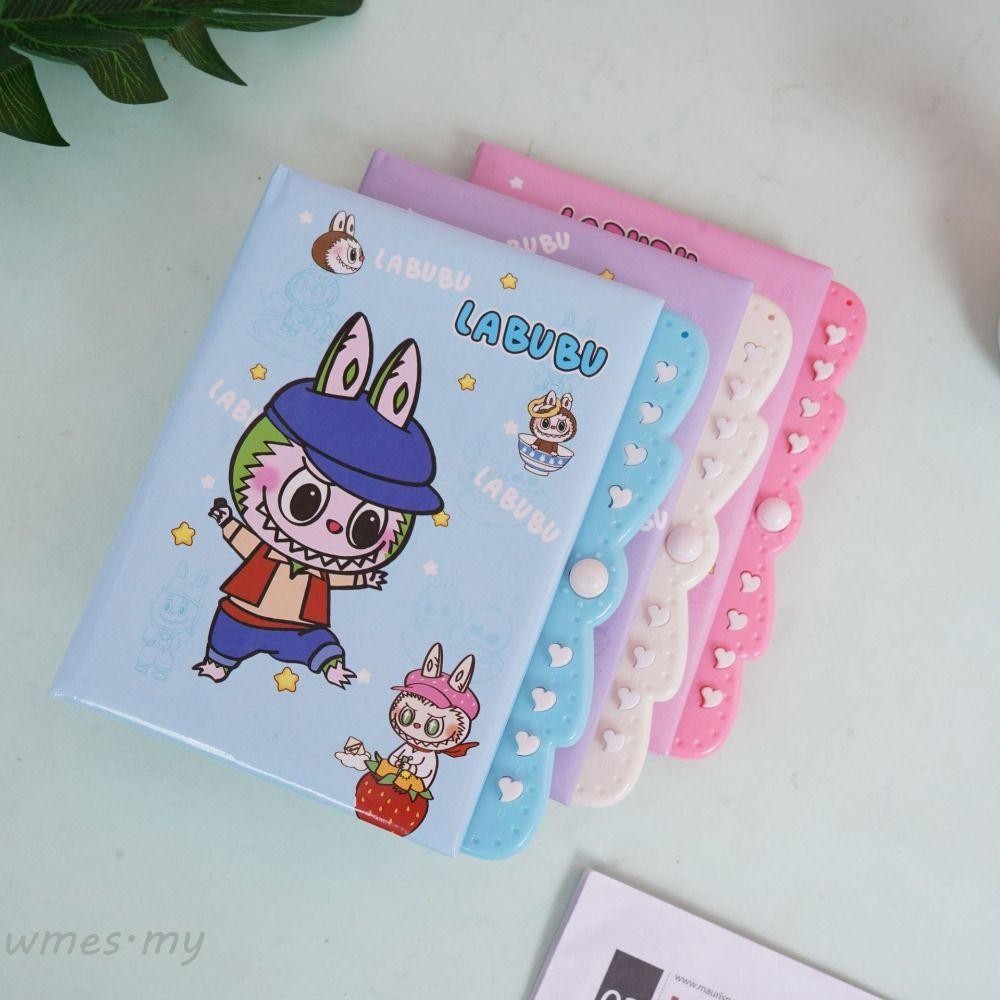 WMES1 Labubu Diary Notepad, Color Page Cartoon Labubu Mini Notebook ...