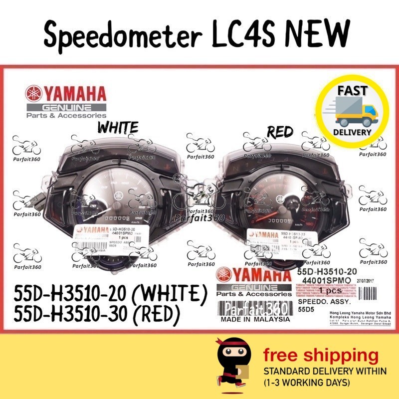 55D-H3510 LC135 LC4S NEW 55D5 & 55D9 Speedometer / Speedo Meter 100% ...