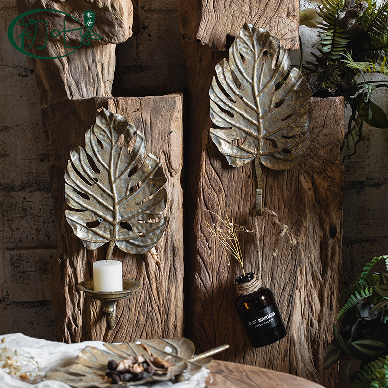 Aksesori vintej retro dinding pentas lilin perhiasan Krismas tema ...