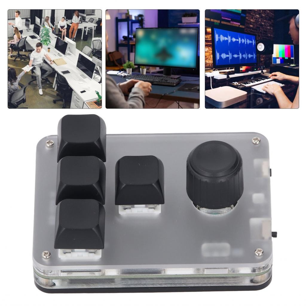 Soxii Programmable Macro USB Mini Keyboard BT Connection 5V 1A 4 Key 1 ...