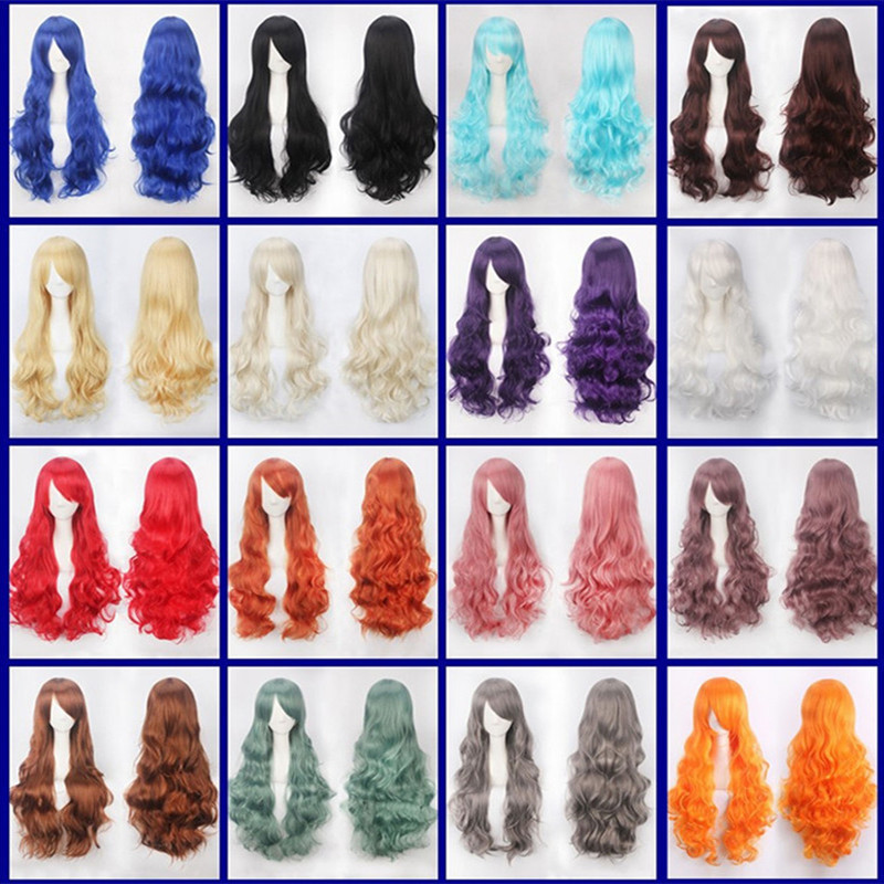 Universal cosplay Wig Mao Niang Style High Temperature Silk Color Anime ...