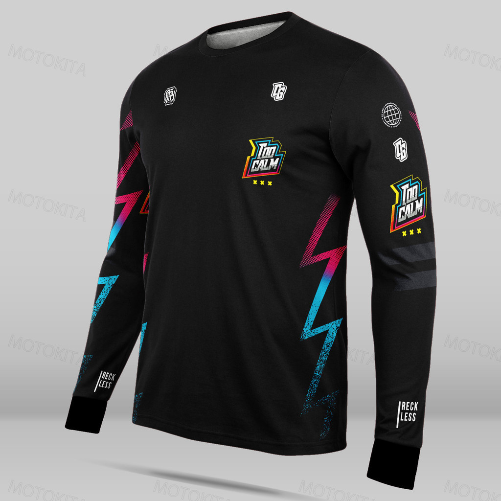 Motor cycling jersey for men outfits longsleeve for motorcycle rider riding suit | Shopee Malaysia