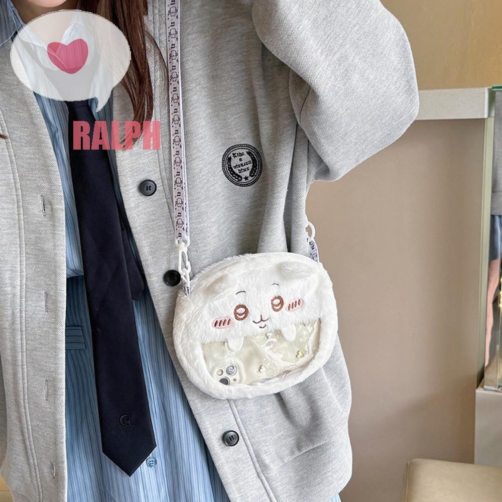 RALPH Anime Chiikawa Bag, Transparent Cross Body Kawaii Usagi Itabag ...