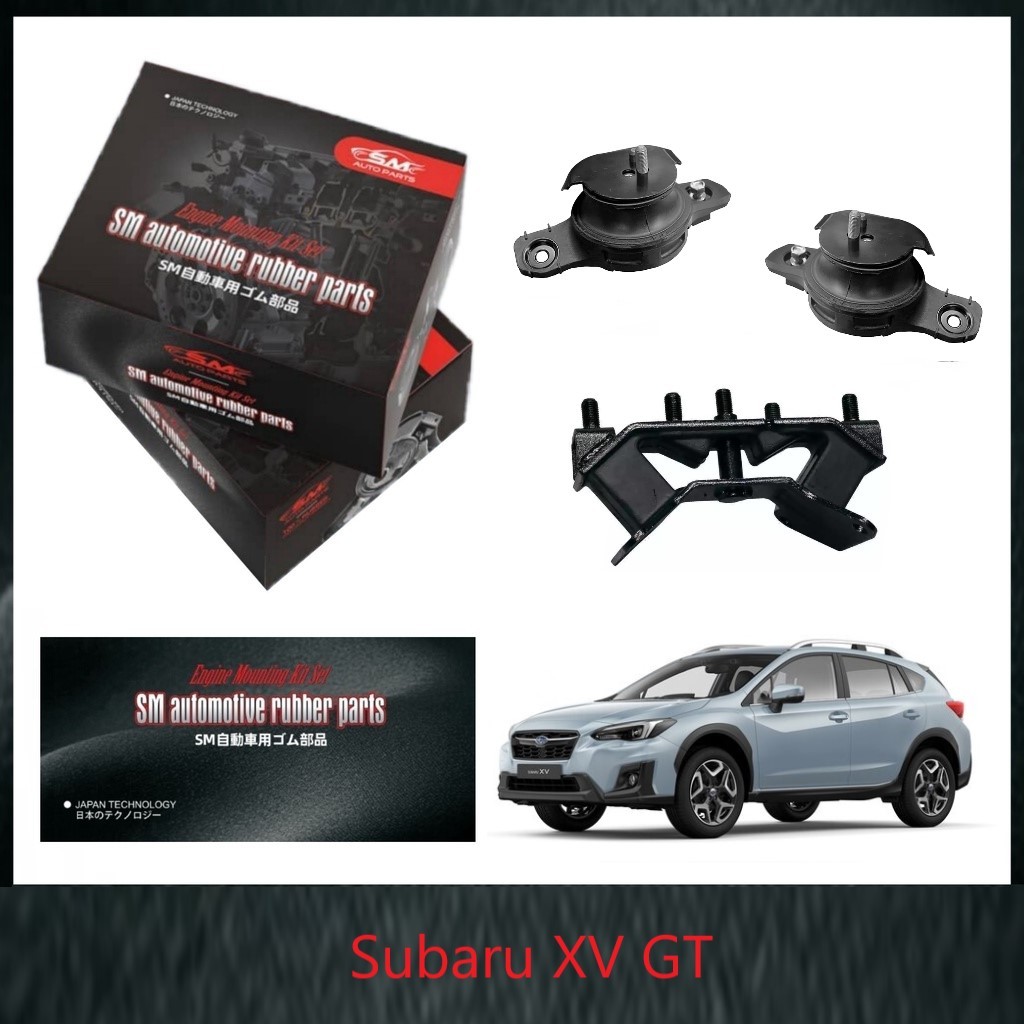 SM Engine Mounting Set - Subaru XV GT 2017-2022 ( 1+1Year Warranty ...