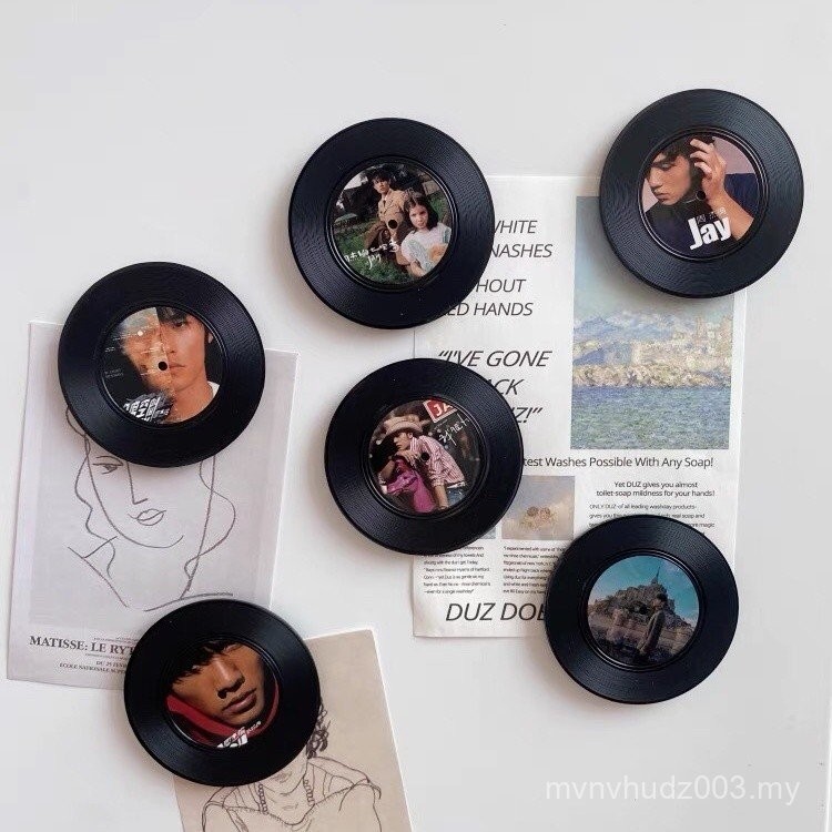 Jay Chou Refrigerator Sticker Vinyl Record jay Album Cover Acrylic ...