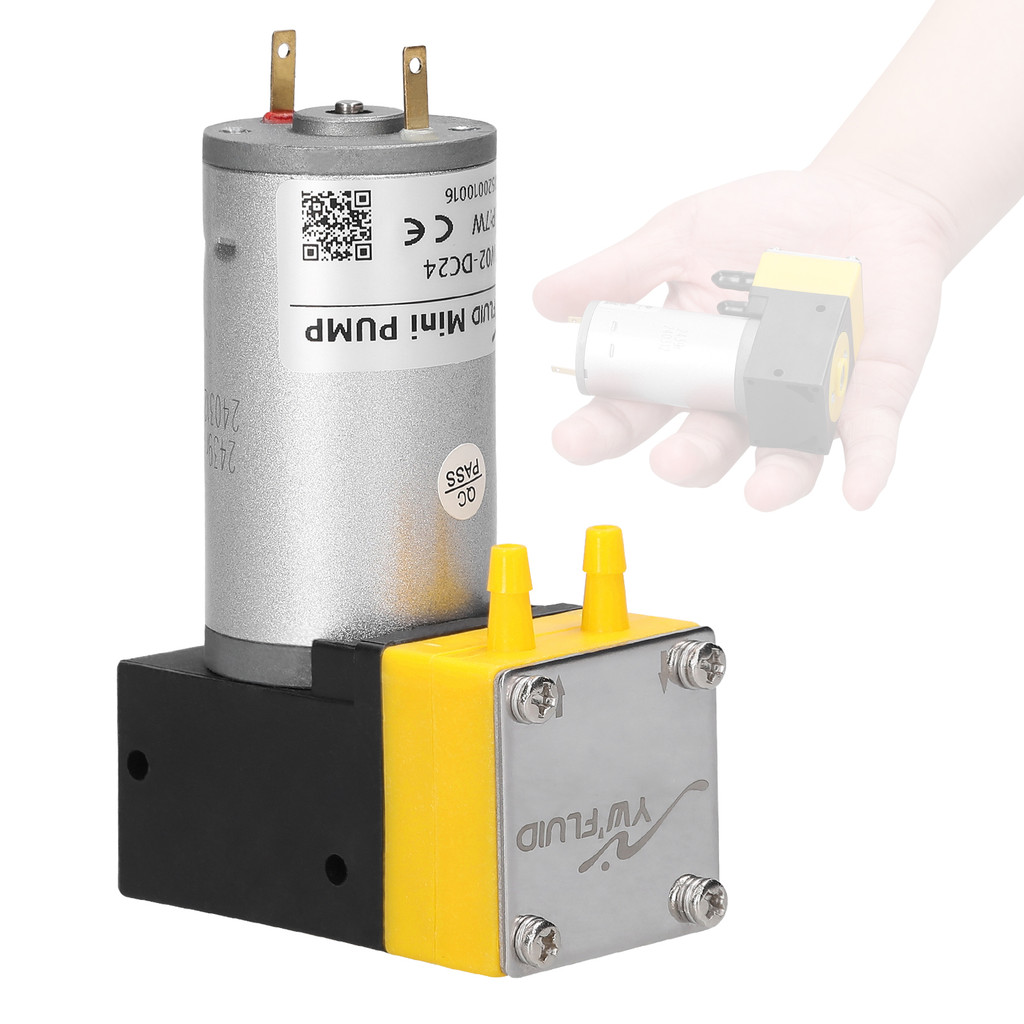 YW02 Miniature Diaphragm Pump Compact Vacuum Pump Powerful Pump with ...