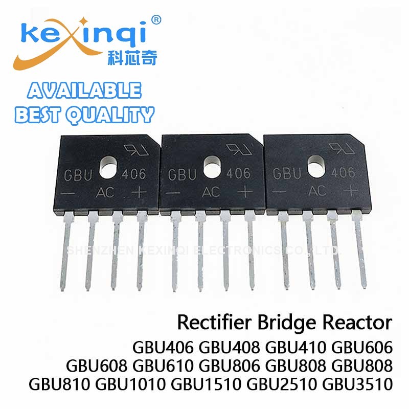 (5pcs) GBU406 Rectifier Bridge GBU408 GBU410 GBU606 GBU608 GBU610 ...