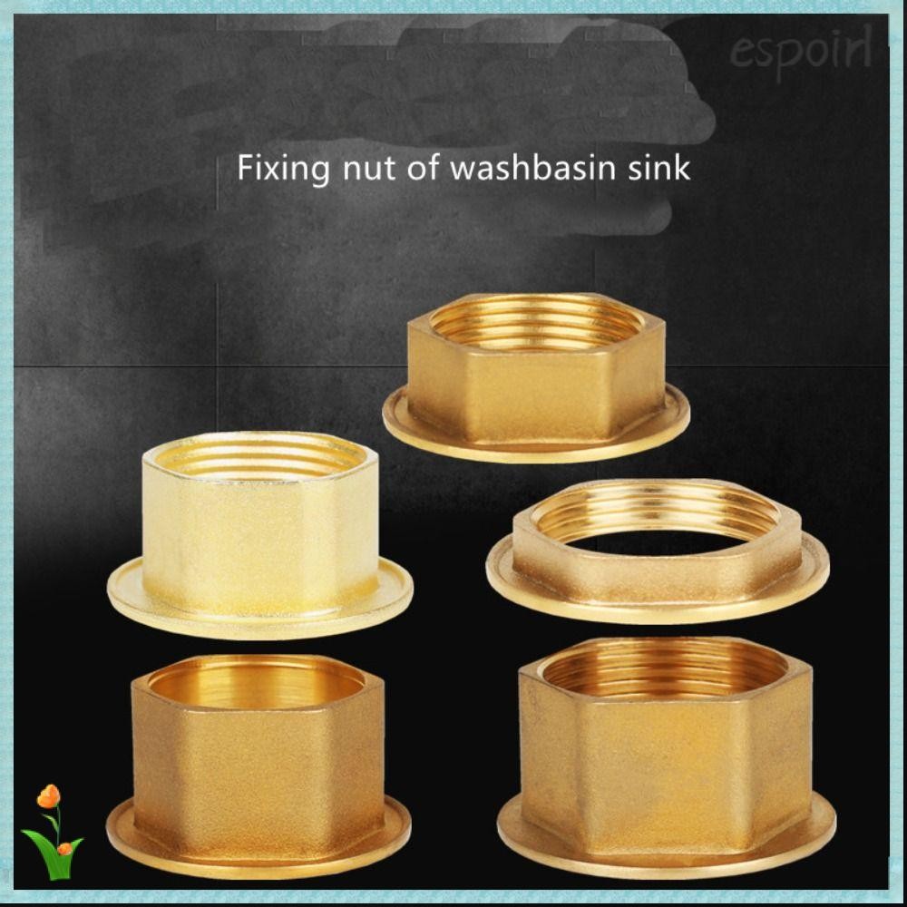 ESPOIR Kitchen Faucet Fixed Foot, Quick Install Metal Tap Extension Nut ...